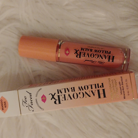 Too Faced | Makeup | Firm Nwt Too Faced Hangover Pillow Balm Mango Kiss ...
